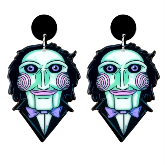 Jewelry | Billy Jigsaws Iconic Doll In Saw Pastel Colors | Poshmark